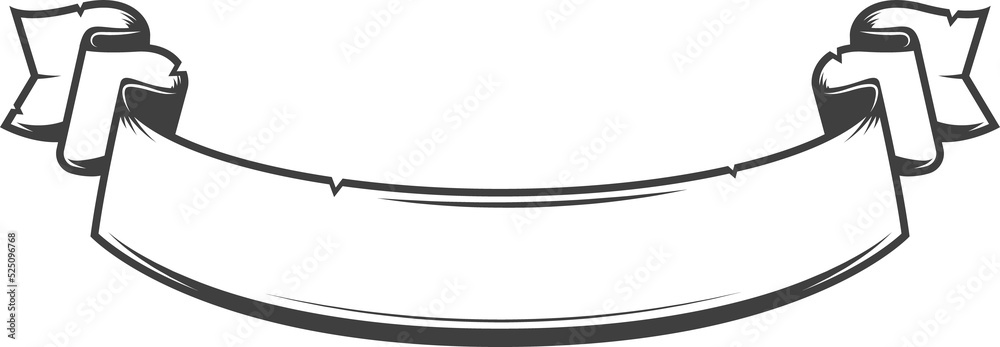 Poster Heraldic medieval banner, coat of arms ribbon – Wall Art | UkPosters