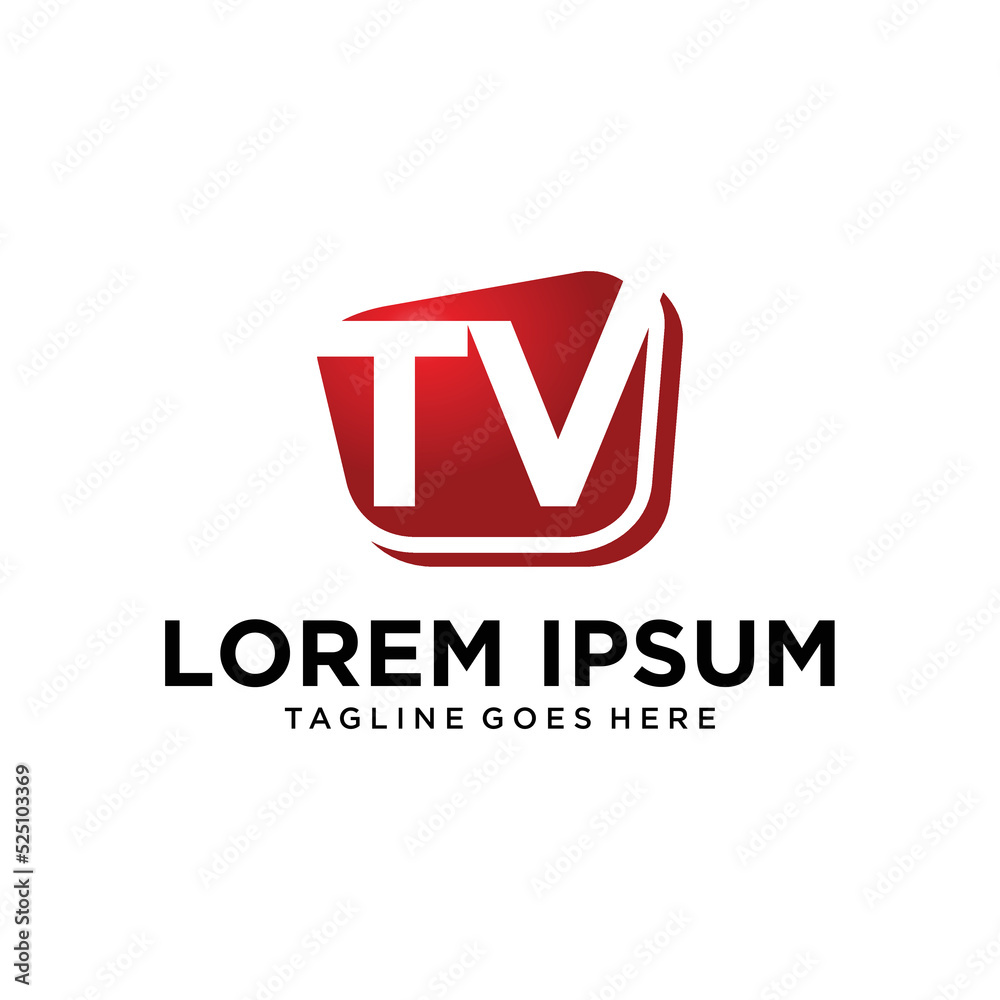Logo Tv Channel Stock Vector | Adobe Stock