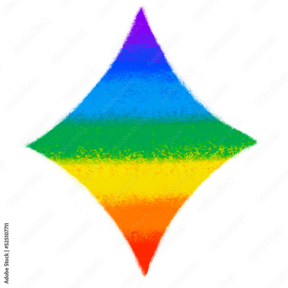 Sparky diamond symbol pride rainbow symbol LGBTQ equality rights hand ...