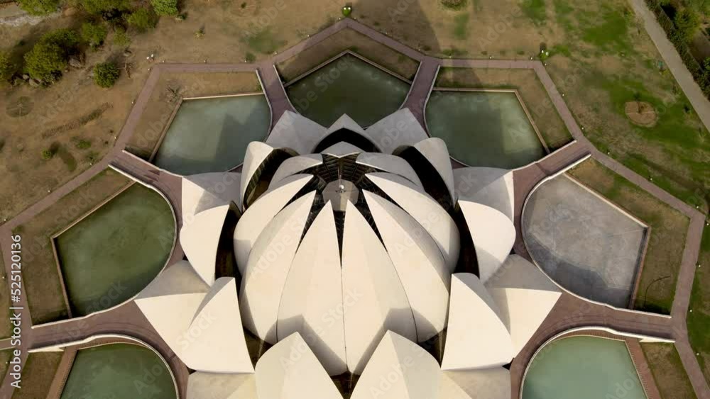 Reveal of Lotus Temple, Delhi with unique symmetrical lotus structure ...