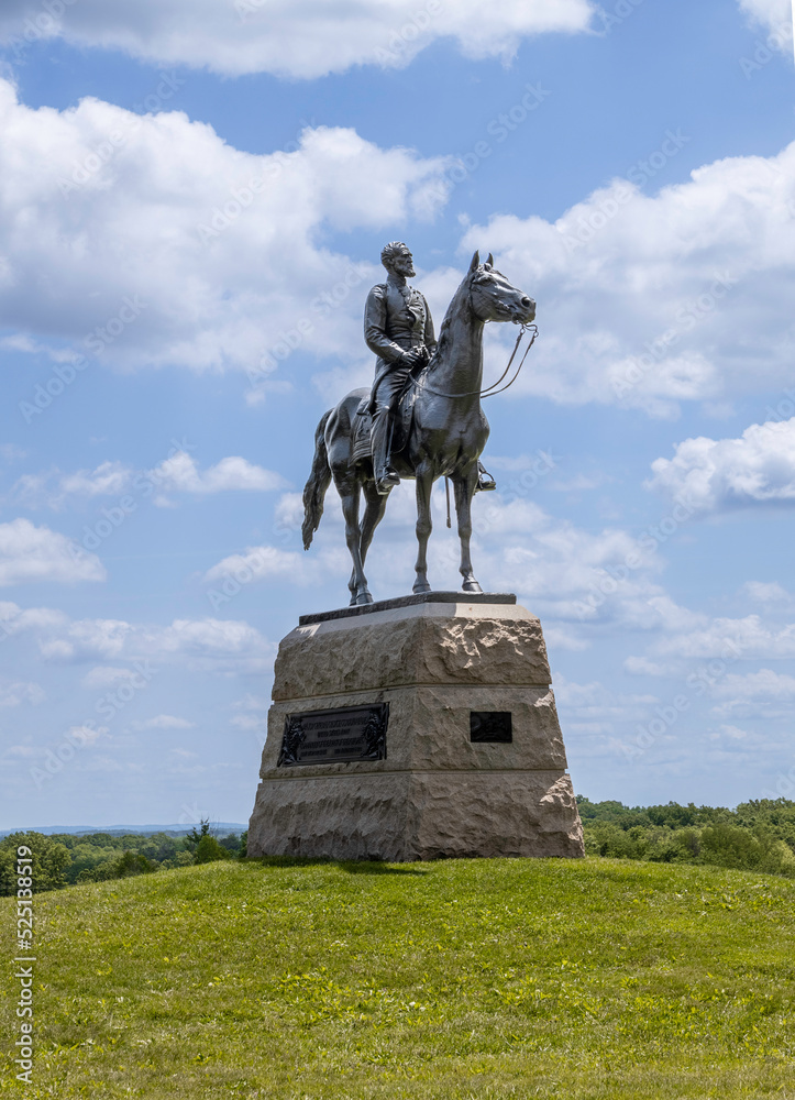 General George Mead statue in Gettysburg Stock Photo | Adobe Stock