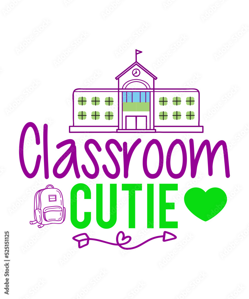 Back to School PNG Alphabet Bundle, Fun Doodle Kids letters for Class ...