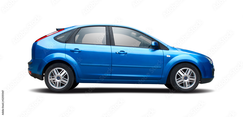 Ford Focus car, side view isolated on white background, 9 November 2013 ...