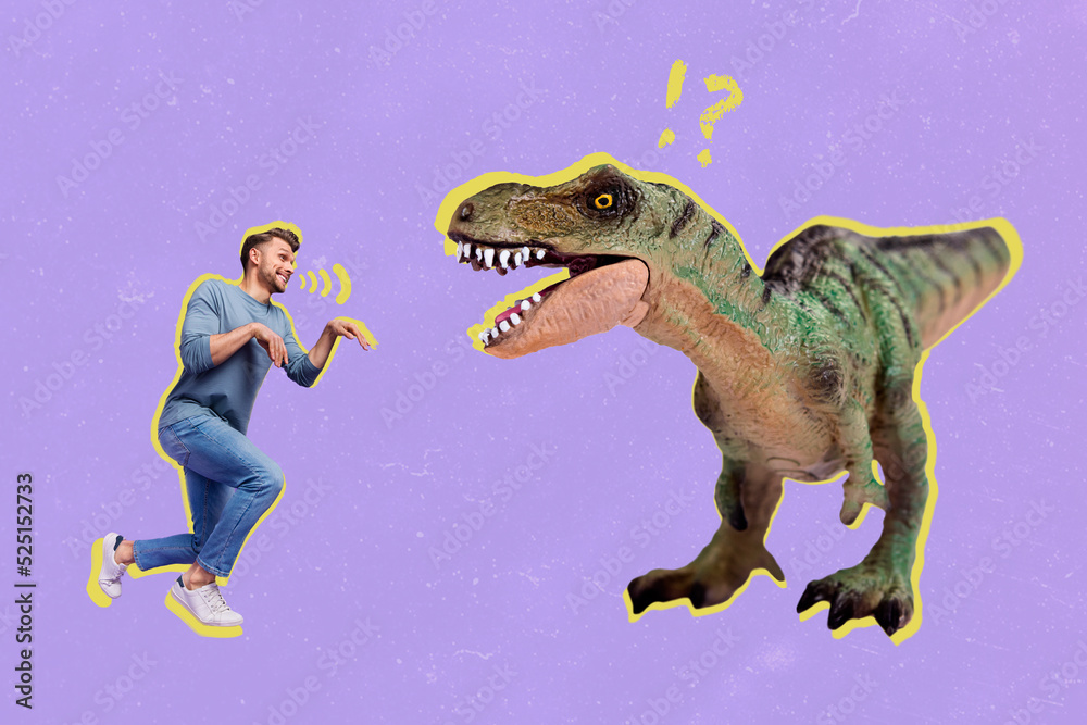 Guy With Dinosaur
