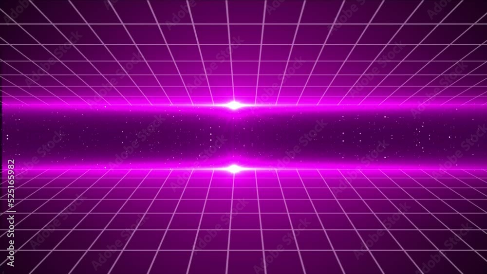 Retro 80s Background, cyber digital landscape, Retro 80s style ...