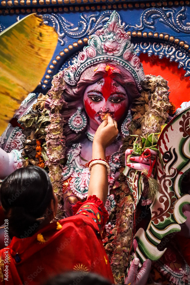 Hindu Goddess Idol Devi Durga Stock Photo | Adobe Stock