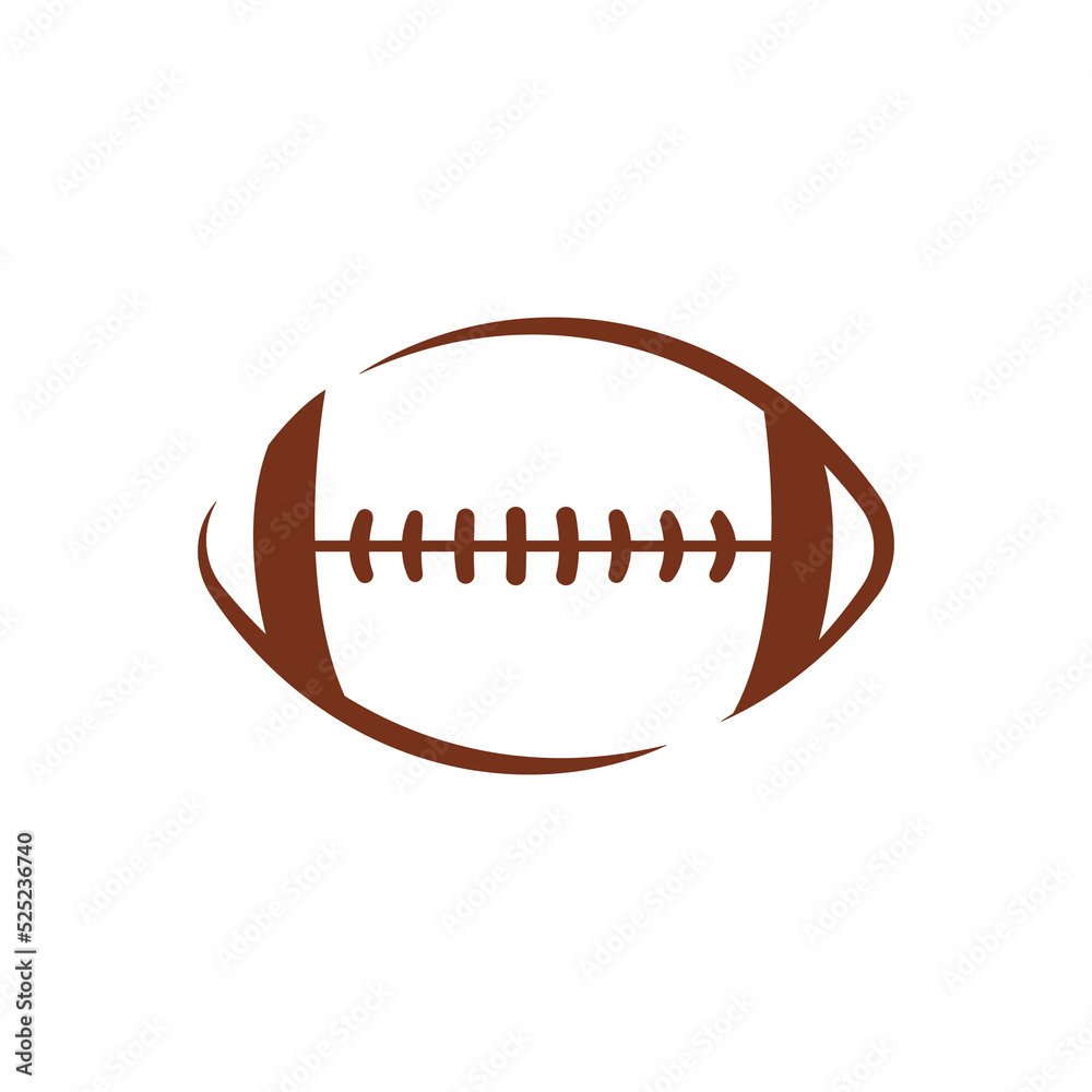 Vector pattern design oval ball in sports american football popular ...