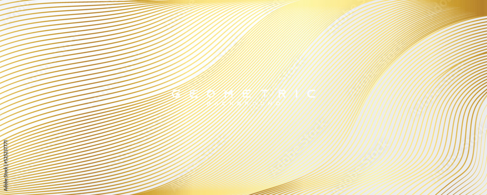 Premium background design with diagonal line pattern in gold colour ...
