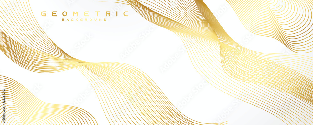 Premium background design with diagonal line pattern in gold colour ...