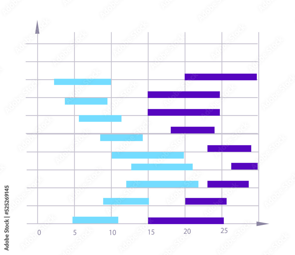Data Visualization Element Colorful Infographics Isolated On White Background Vector