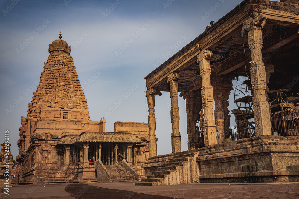 Tanjore Big Temple or Brihadeshwara Temple was built by King Raja Raja ...