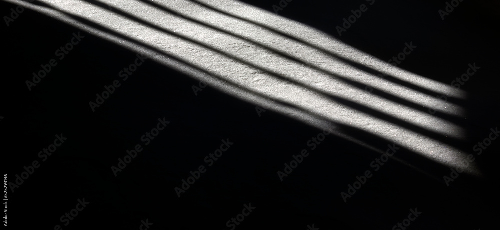Light in the darkness in prison. Abstract reflection of light from a ...