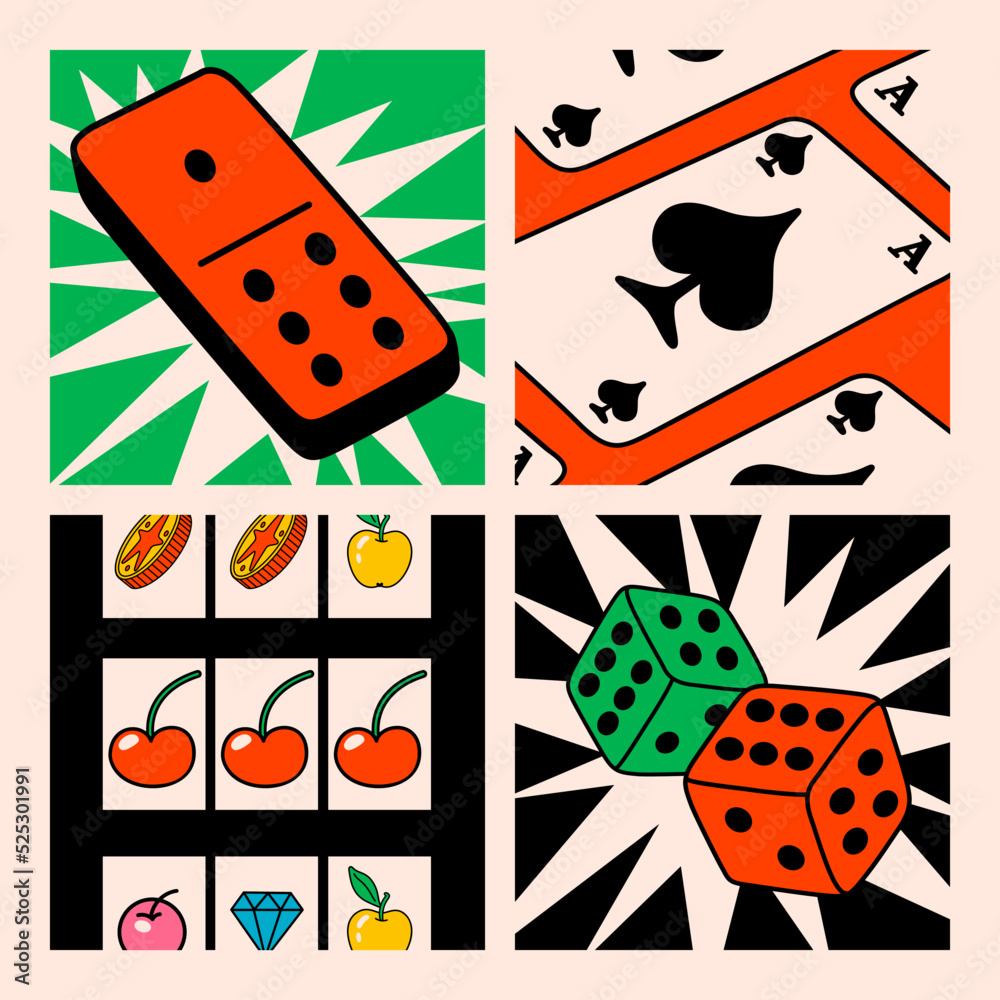 Cartoon vector Comic characters. Crazy cartoons Abstract vector ...