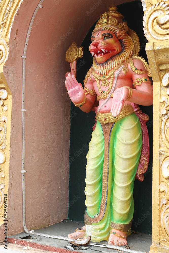 Nrisimha or Nrisimhadeva is the incarnation of Vishnu - a man-lion ...