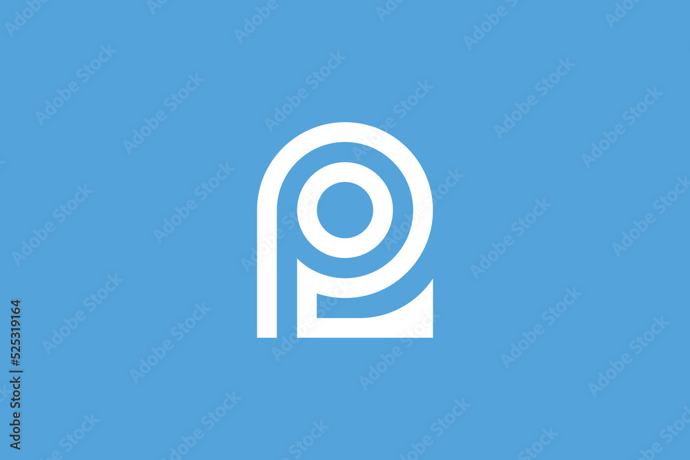 PZ logo with a minimal design. An icon of a ZP letter on a luxury ...