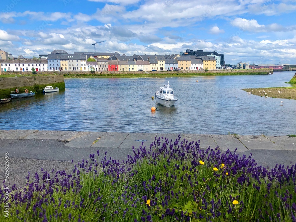 Beautiful Galway panorama, West of Ireland, province of Connacht ...