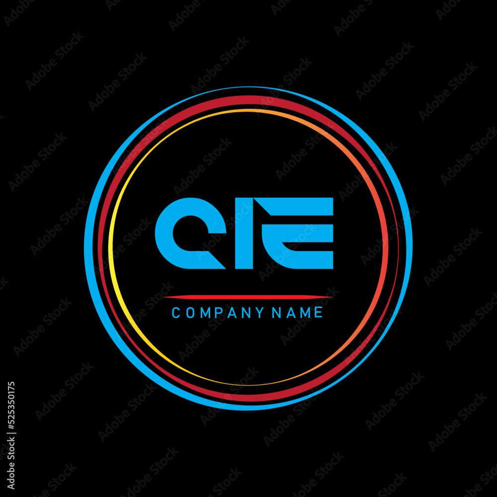 CIE letter logo,CIE letter design,letter CIE logo design,letter CIE ...