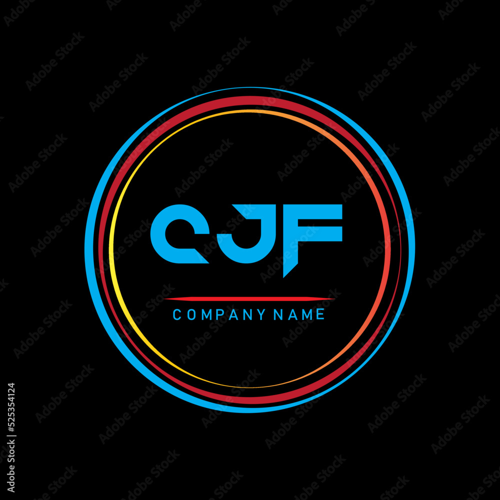 CJF letter logo,CJF letter design,letter CJF logo design,letter CJF ...