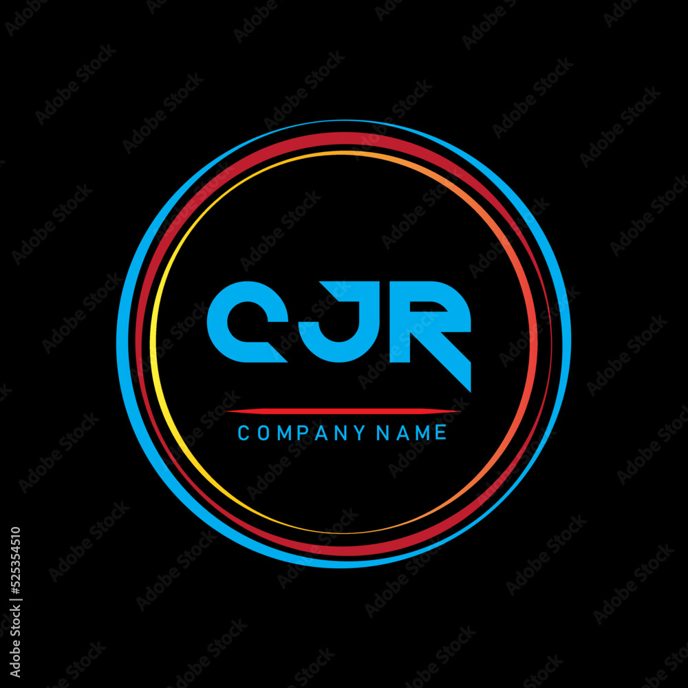 CJR letter logo,CJR letter design,letter CJR logo design,letter CJR ...