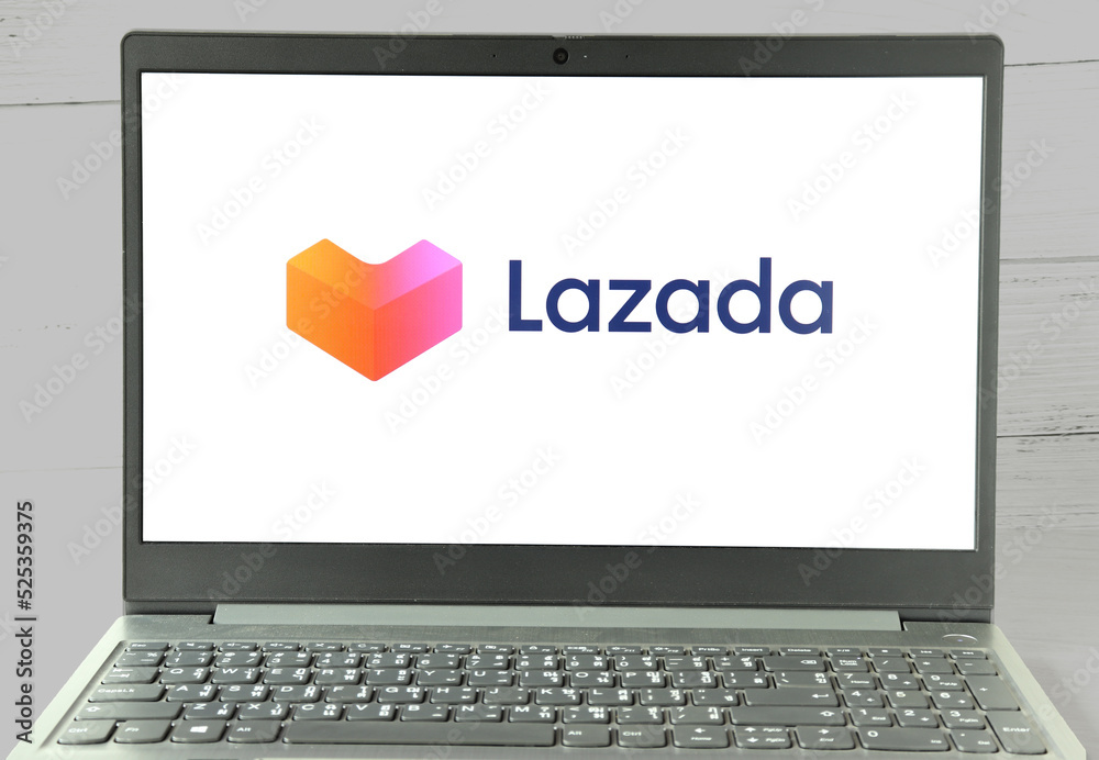 :Chiang Mai, Thailand, March 4, 2022 Laptop computer displaying logo of ...