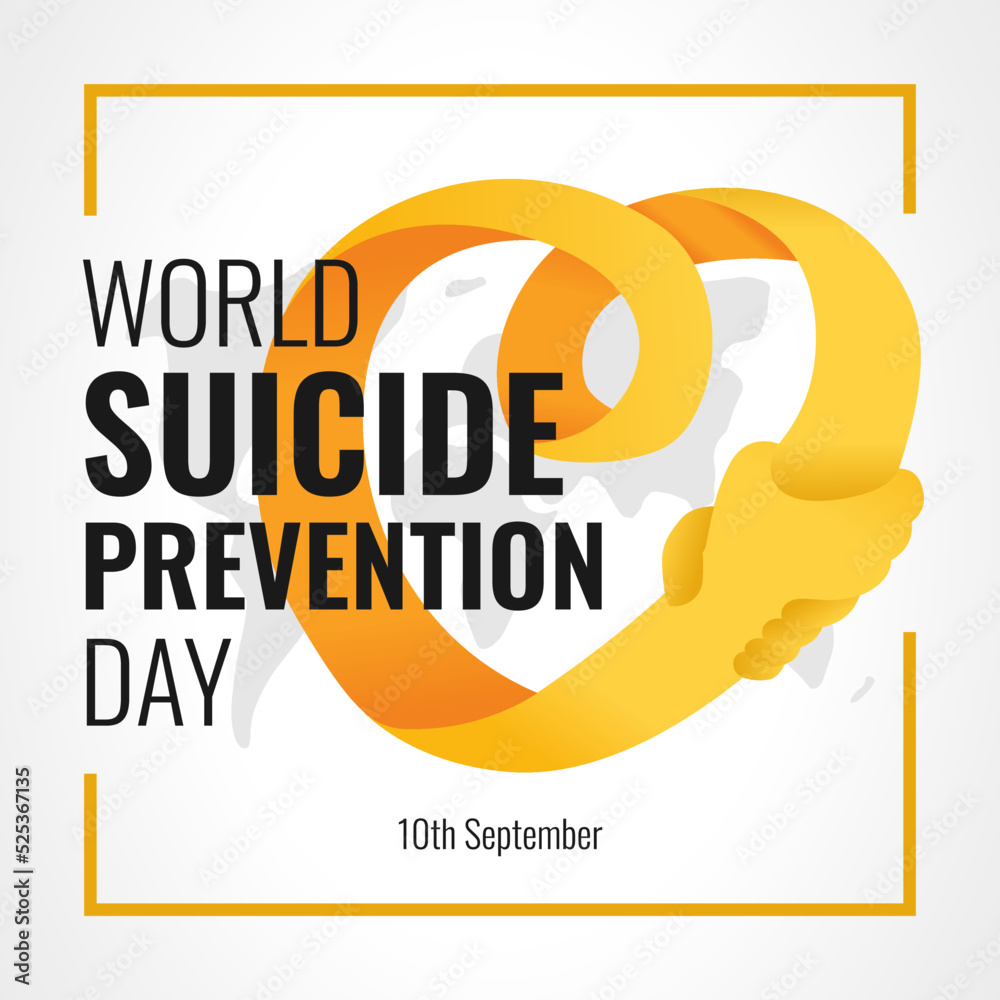 World Suicide Prevention Day Concept Stock Vector | Adobe Stock