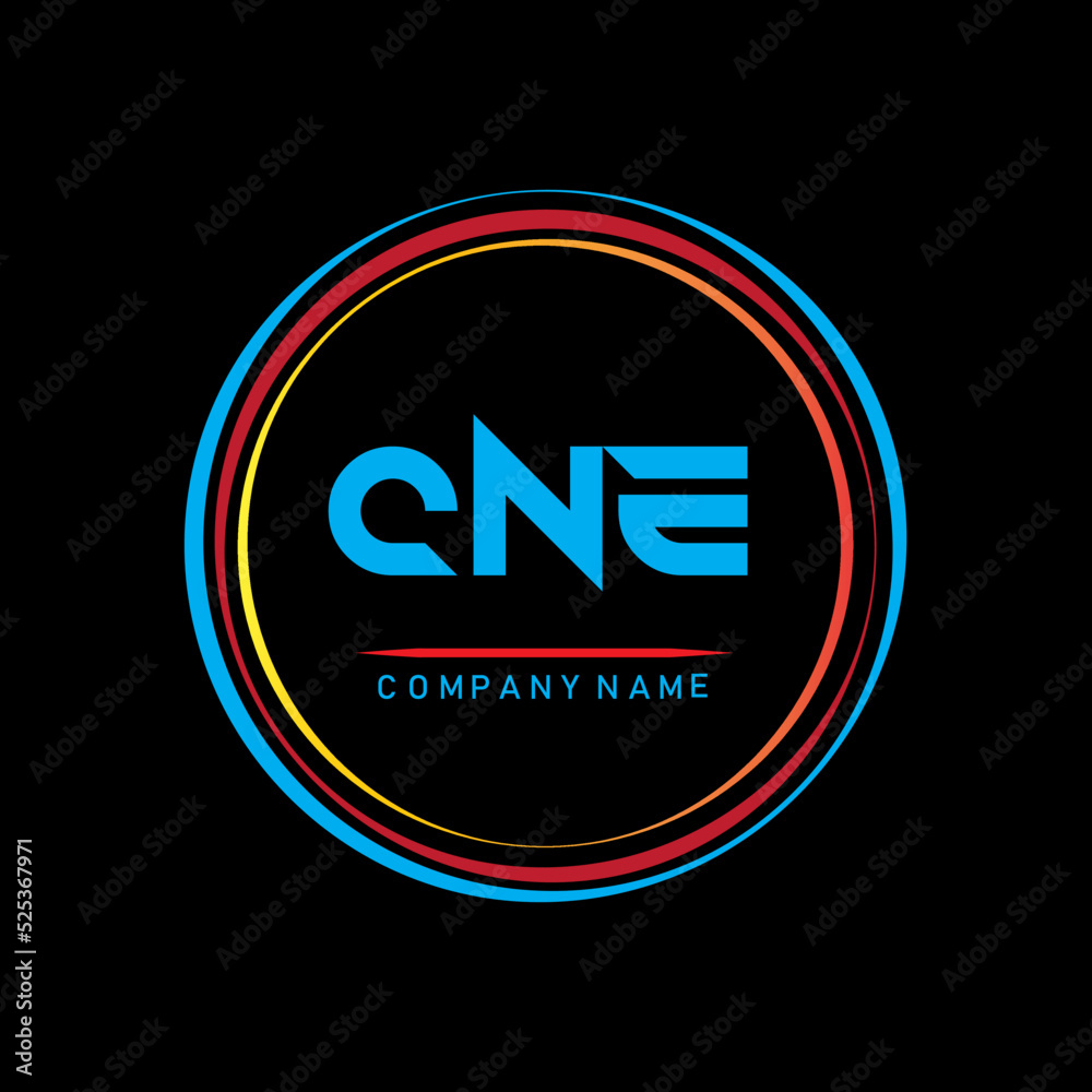 CNE letter logo,CNE letter design,letter CNE logo design,letter CNE ...