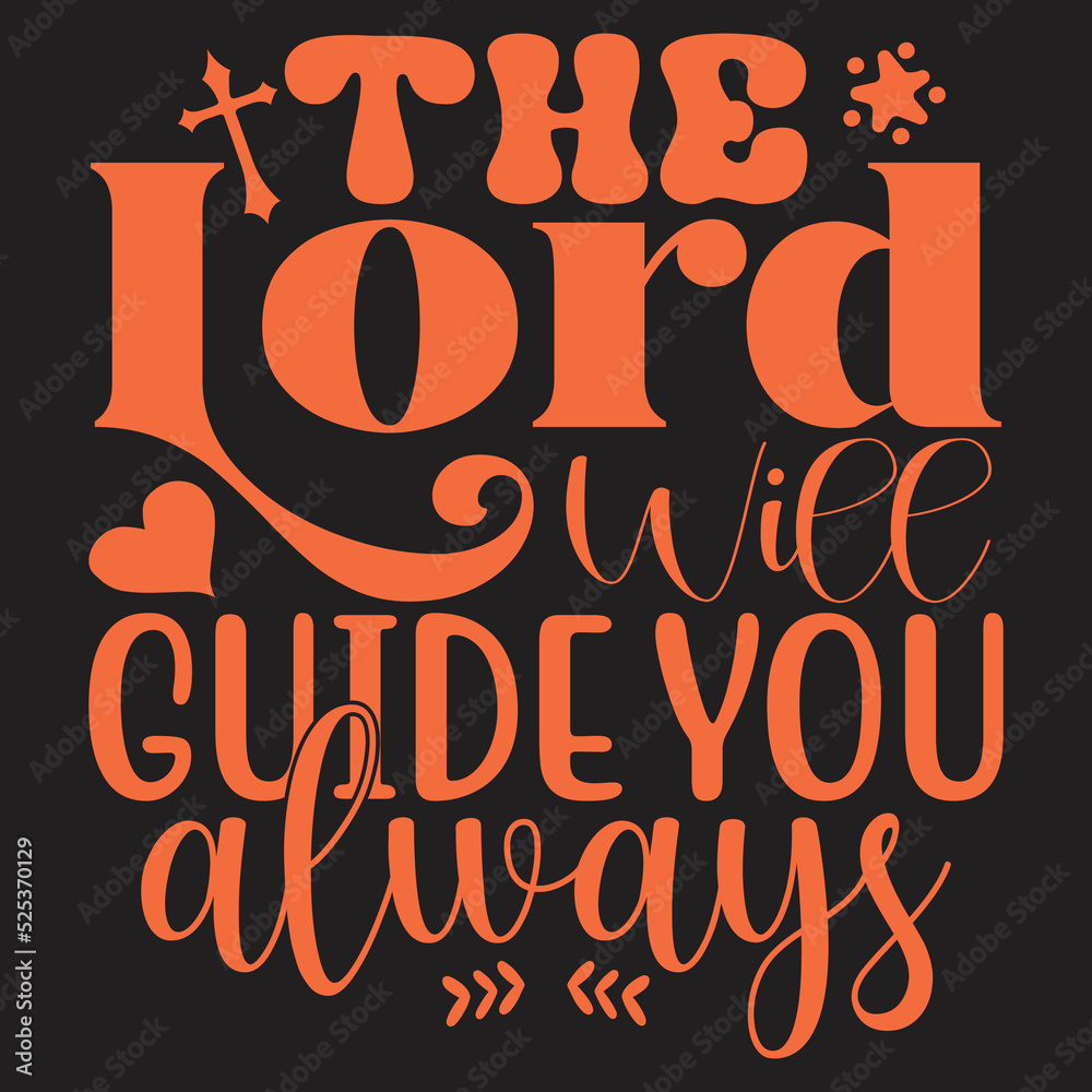 The Lord Will Guide You Always - Boho Style Religious Biblical ...