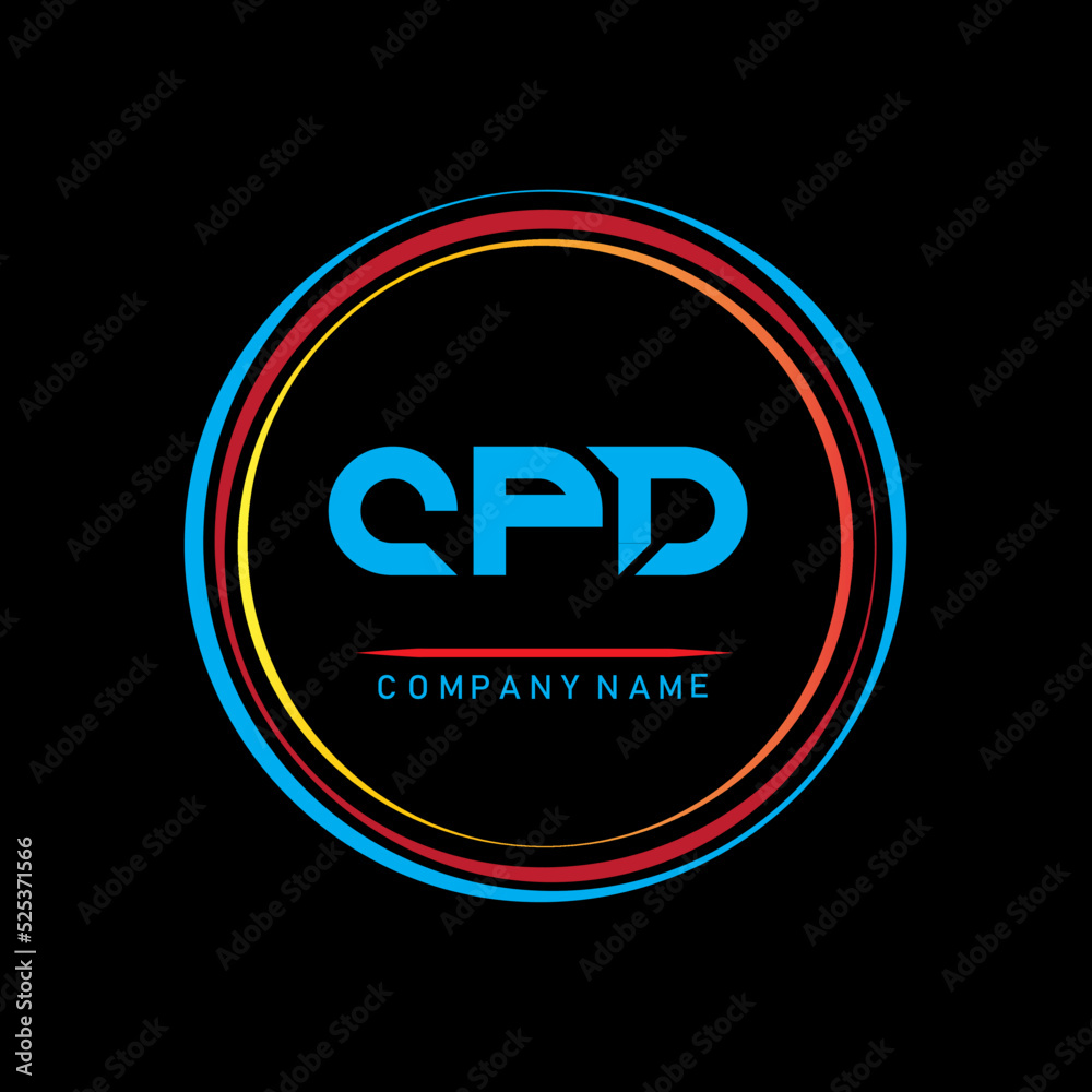 CPD letter logo, letter design,letter CPD logo design,letter CPD logo ...