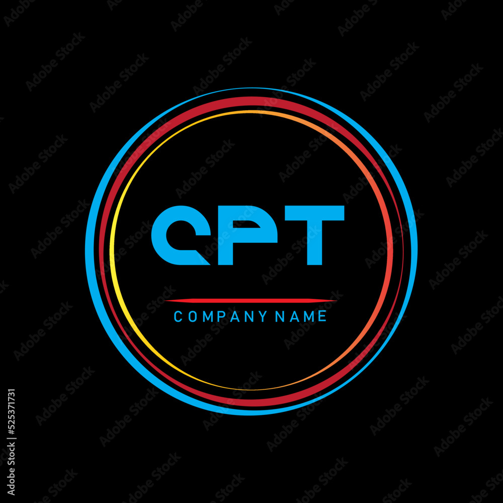 CPT letter logo,ACT letter design,letter CPT logo design,letter CPT ...