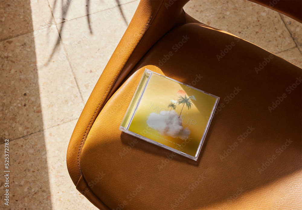 Closed CD Album Mockup Stock Template | Adobe Stock