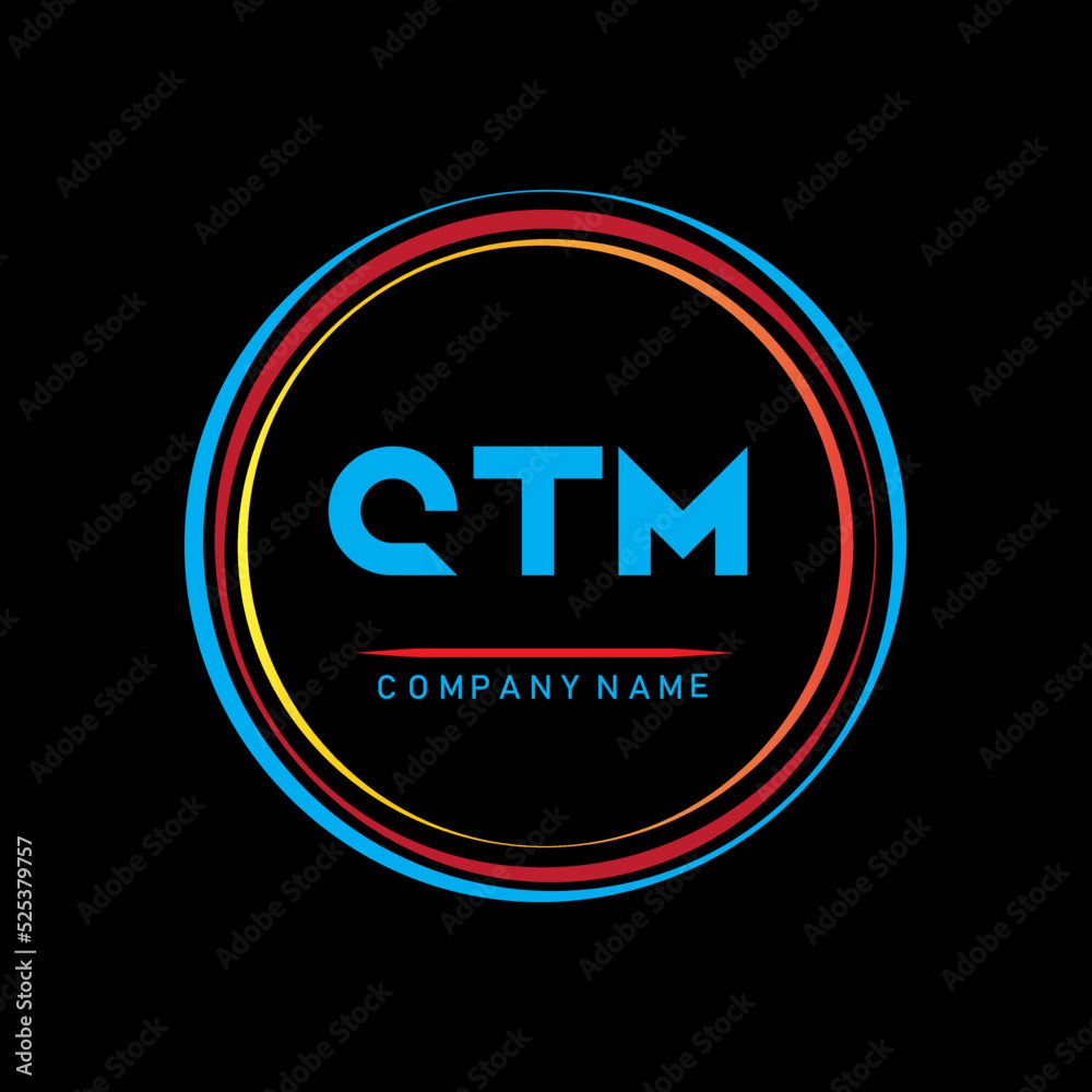 C T M,CTM logo design,C T M letter logo design, CTM letter logo design ...