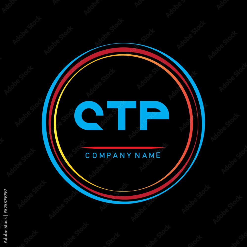 C T P Ctp Logo Design C T P Letter Logo Design Ctp Letter Logo Design