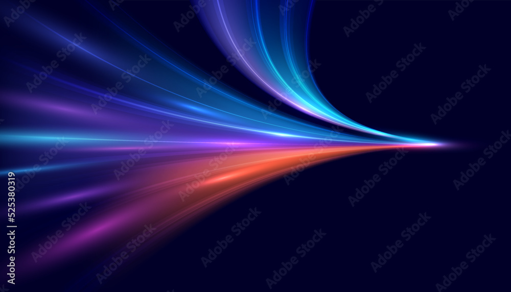 Modern abstract speed line background. Dynamic motion speed of light ...