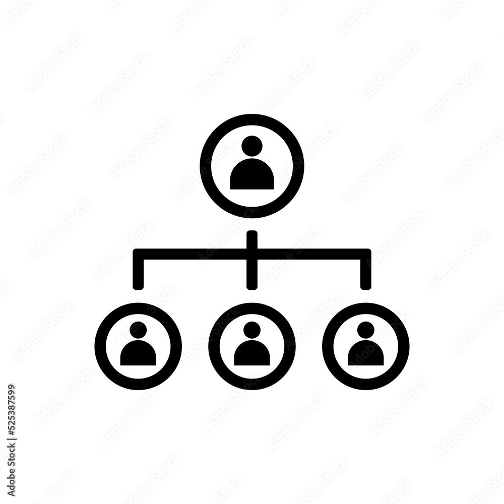 family tree, lineage icon vector illustration logo template for many ...