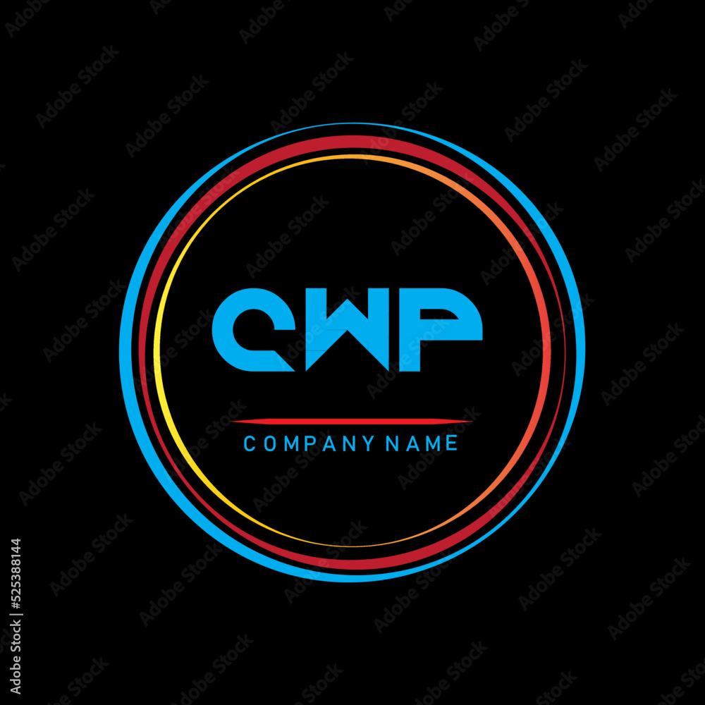 CWP letter logo,CWP letter design,letter CWP logo design,letter CWP ...