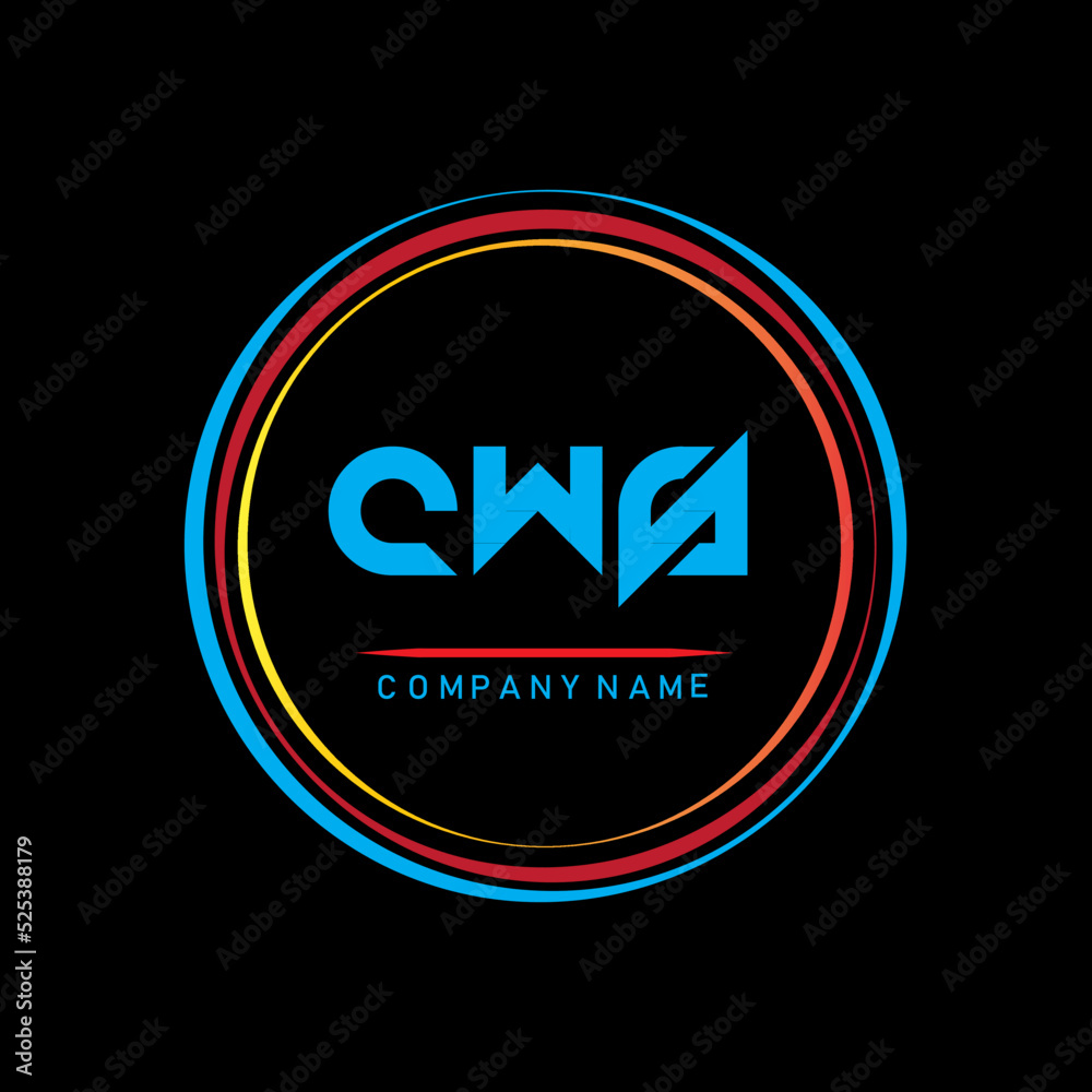 CWS letter logo,CWS letter design,letter CWS logo design,letter CWS ...