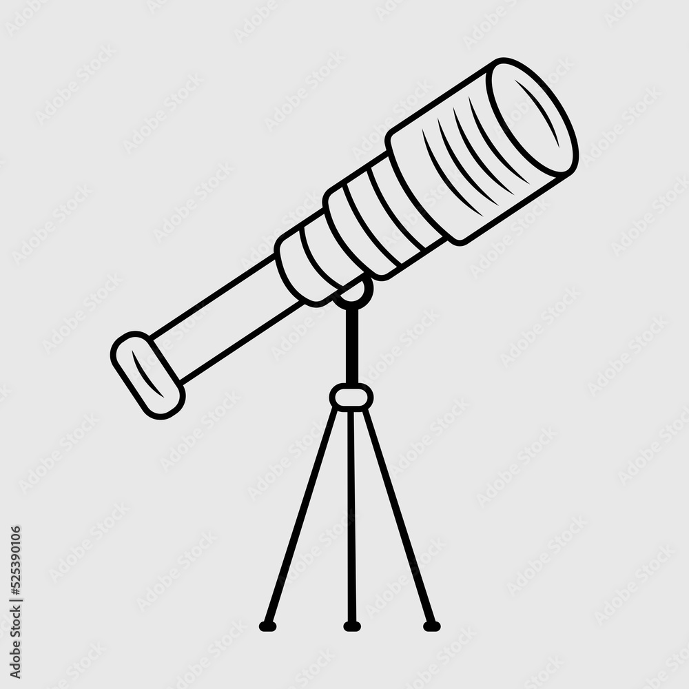Telescope SVG Cut File, Astronomy Svg, Binoculars Svg, Astrophysics Svg ...