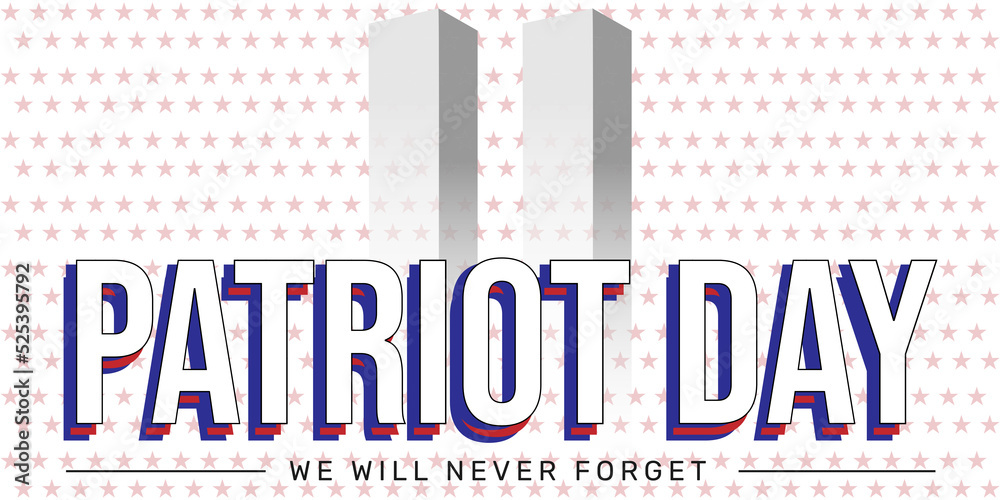 America Patriot Day Abstract background with twin towers wallpaper ...