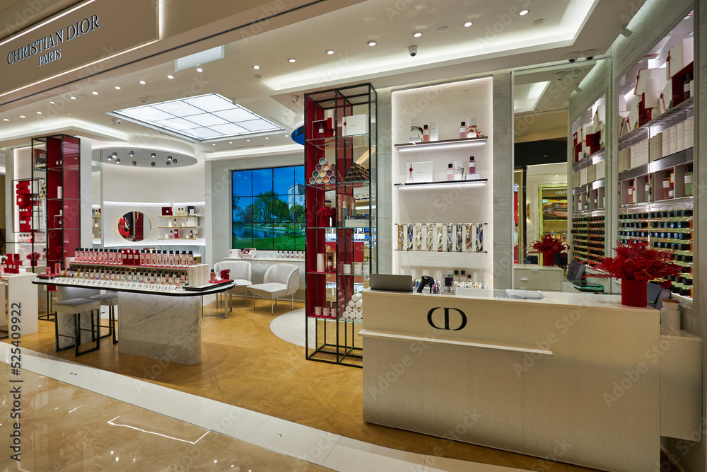 KUALA LUMPUR, MALAYSIA - CIRCA JANUARY, 2020: bottles of Dior fragrance ...