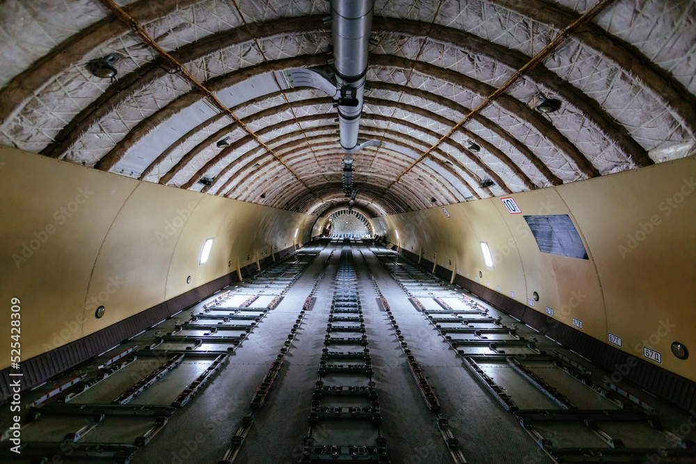 Inside the cargo bay of the aircraft Stock Photo | Adobe Stock