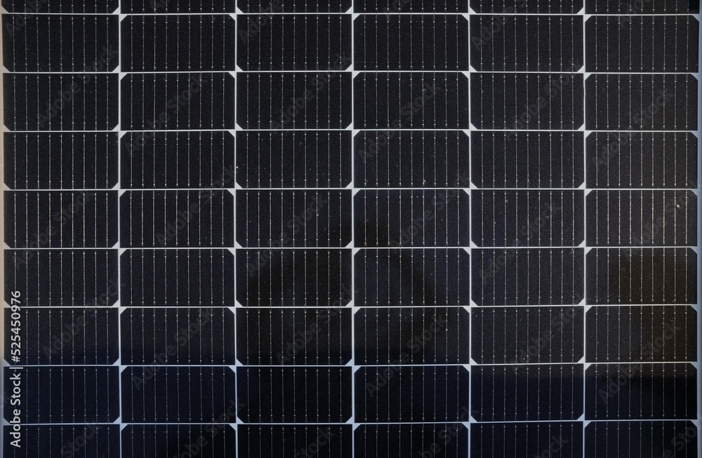 Solar energy, electricity and sustainability solar panel grid for ...