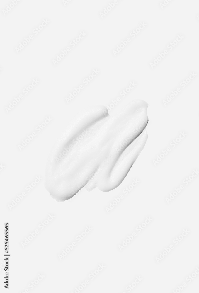Skincare cleanser foam texture of different shapes. Thick and light ...