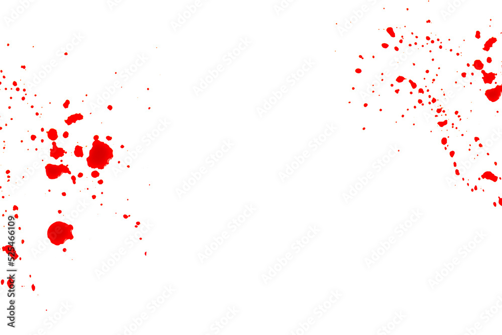 bloody splatter frame. Spots of blood.Halloween frame.Red blood ...