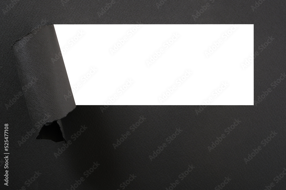 Torn black paper strip transparent background frame photo PNG file ...