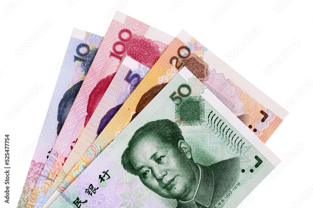 Chinese money bank notes yuan isolated currency transparent background ...
