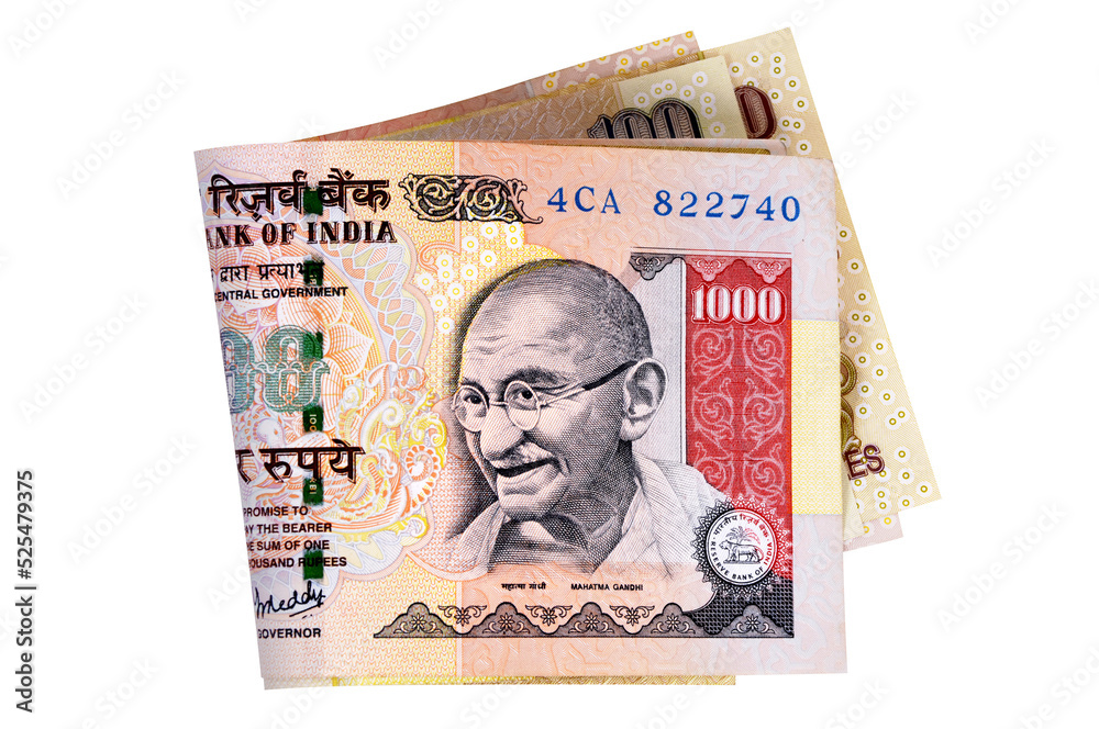 Indian Rupee banknotes isolated transparent background photo PNG file ...