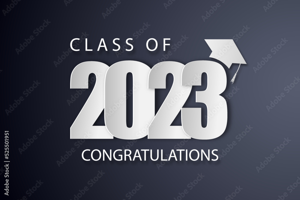Class of 2023 Stock Vector | Adobe Stock