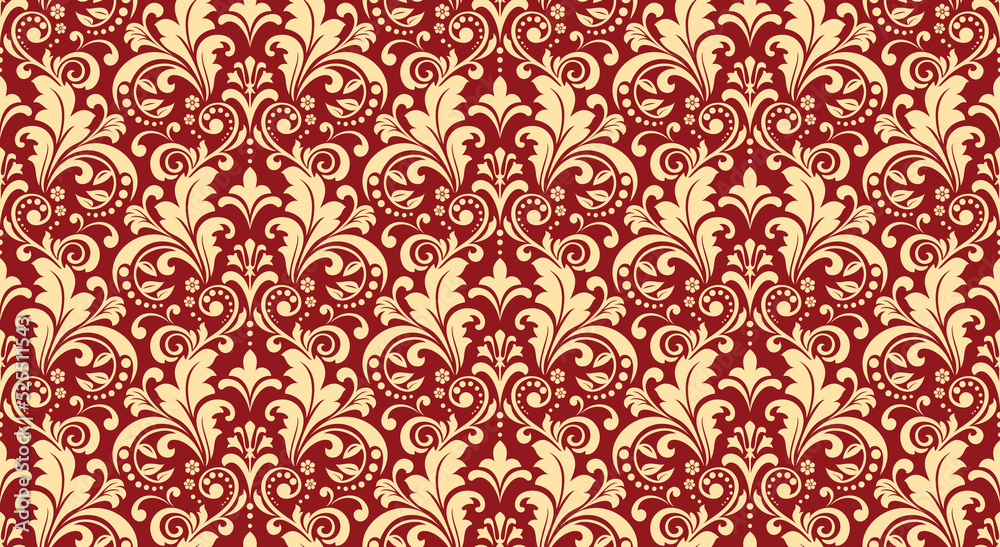 Red Vintage Pattern Backgrounds