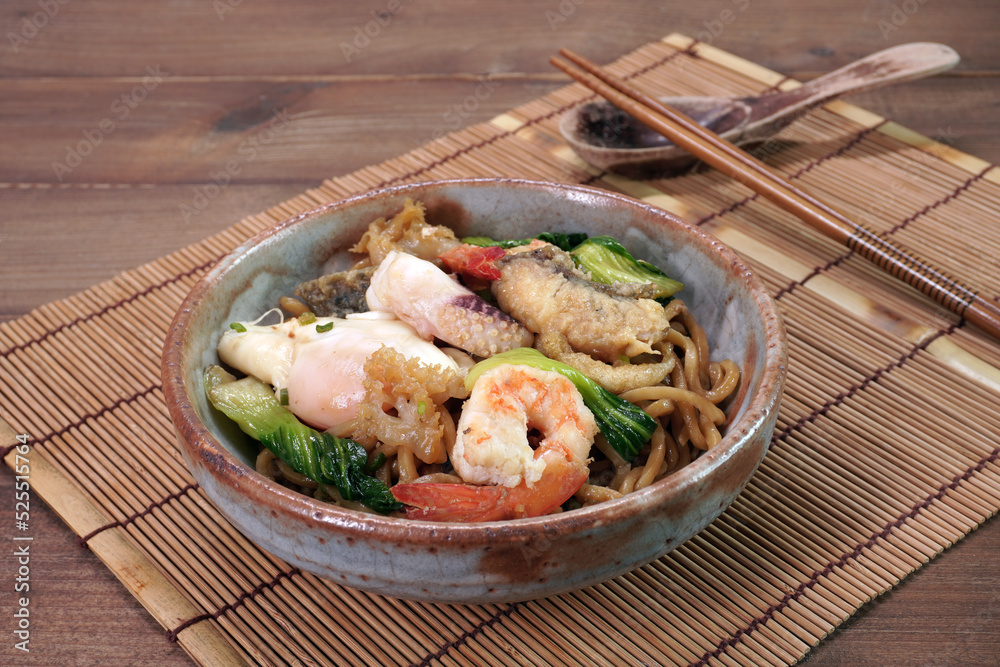 Mee Pad Hokkien or Stir-fried Hokkien Mee or Hokkien Noodles. Phuket ...