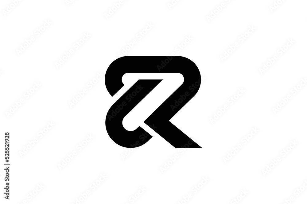RL logo with a minimal design. An icon of a LR letter on a luxury ...